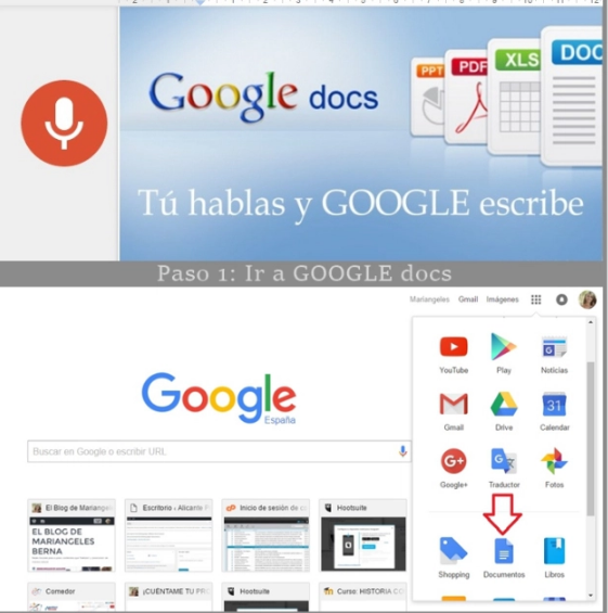 Bienvenidos: Dictado por voz en Google Docs