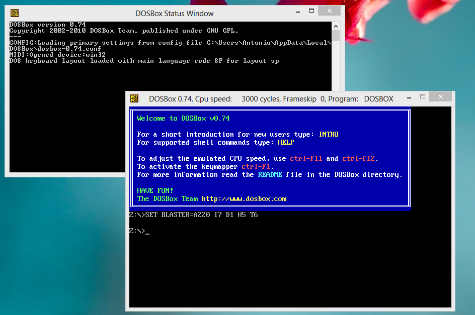 Mis ceros y unos: DOSBox, el emulador de MS-DOS más sencillo