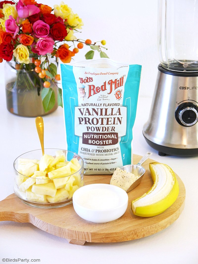 Styling a Smoothie Bar for Summer - Party Ideas | Party Printables Blog