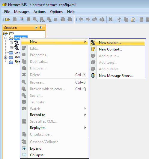 How to configure HermesJMS in SOAP UI for IBM MQ