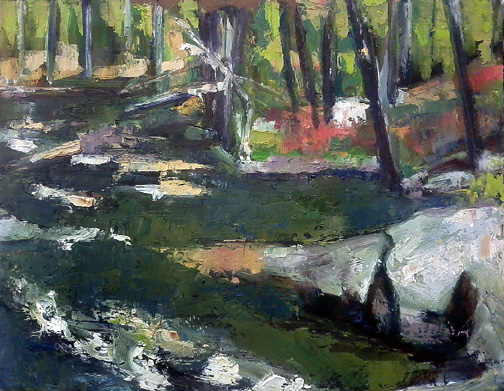 Alan Rushing Artist: First Landscapes of the Year