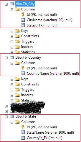 How to fill Country, State and City dropdown list using linq to sql - ASPMANTRA | Asp.Net,MVC ...