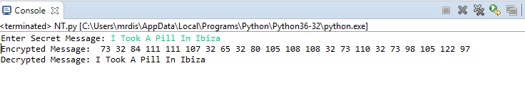 Message Encryption and Decryption Python - PROGRAMMING Message Encryption and Decryption Python - PROGRAMMING