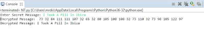 Message Encryption and Decryption Python - PROGRAMMING