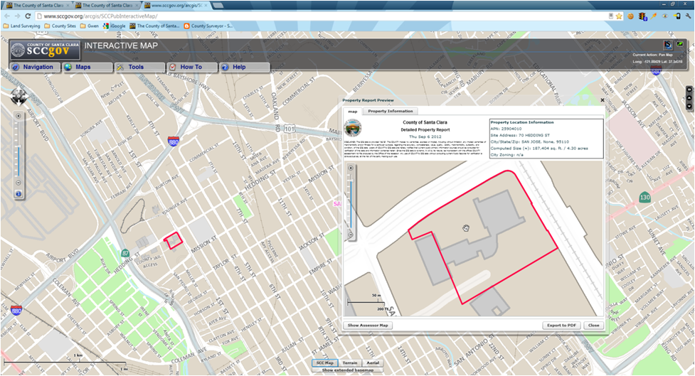 Gwen Gee, PLS, CFedS - Retired Santa Clara County Surveyor: GIS Quick ...