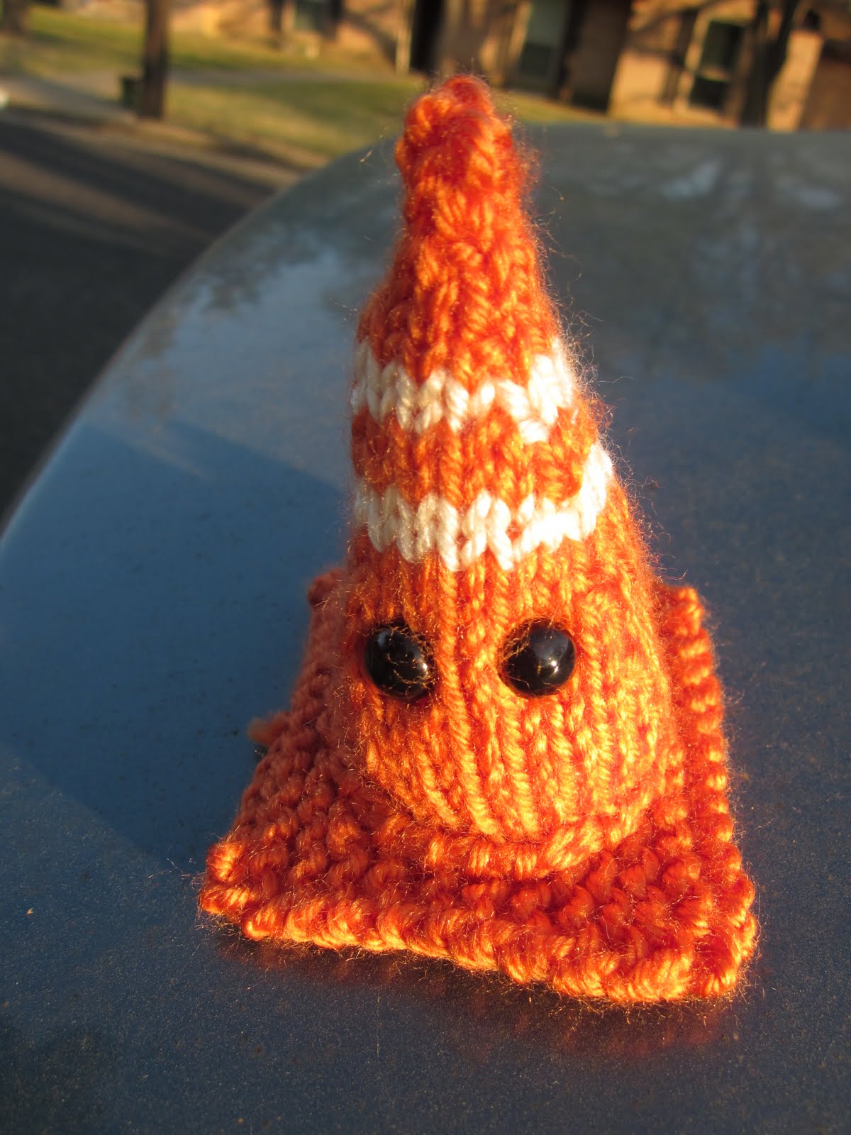 Lemmy Loop: Traffic Cone Amigurumi