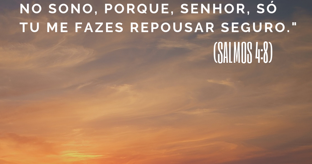 Mensagem de Deus - Salmos 4:8