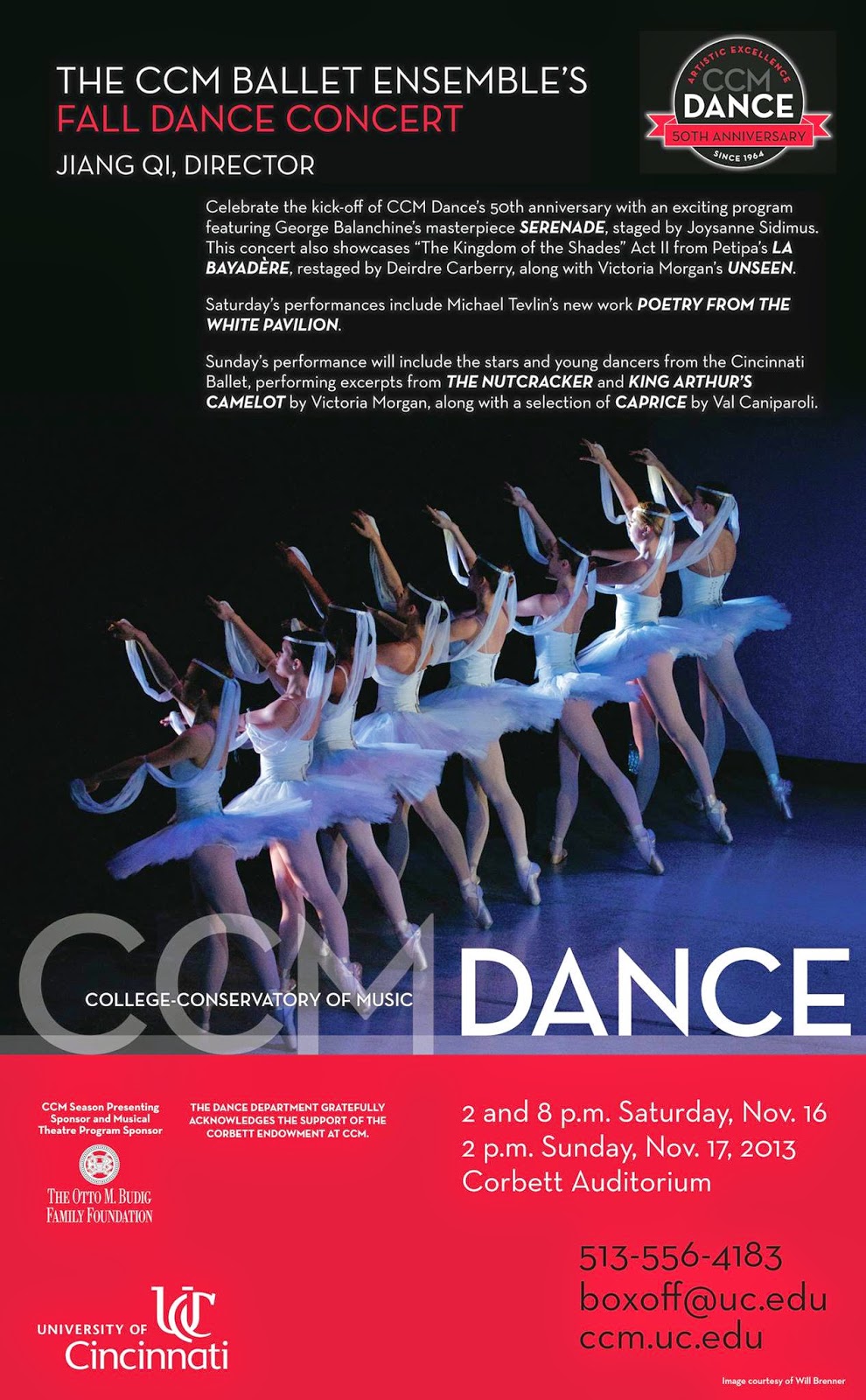 Will Brenner Photography: CCM La Bayadere Poster