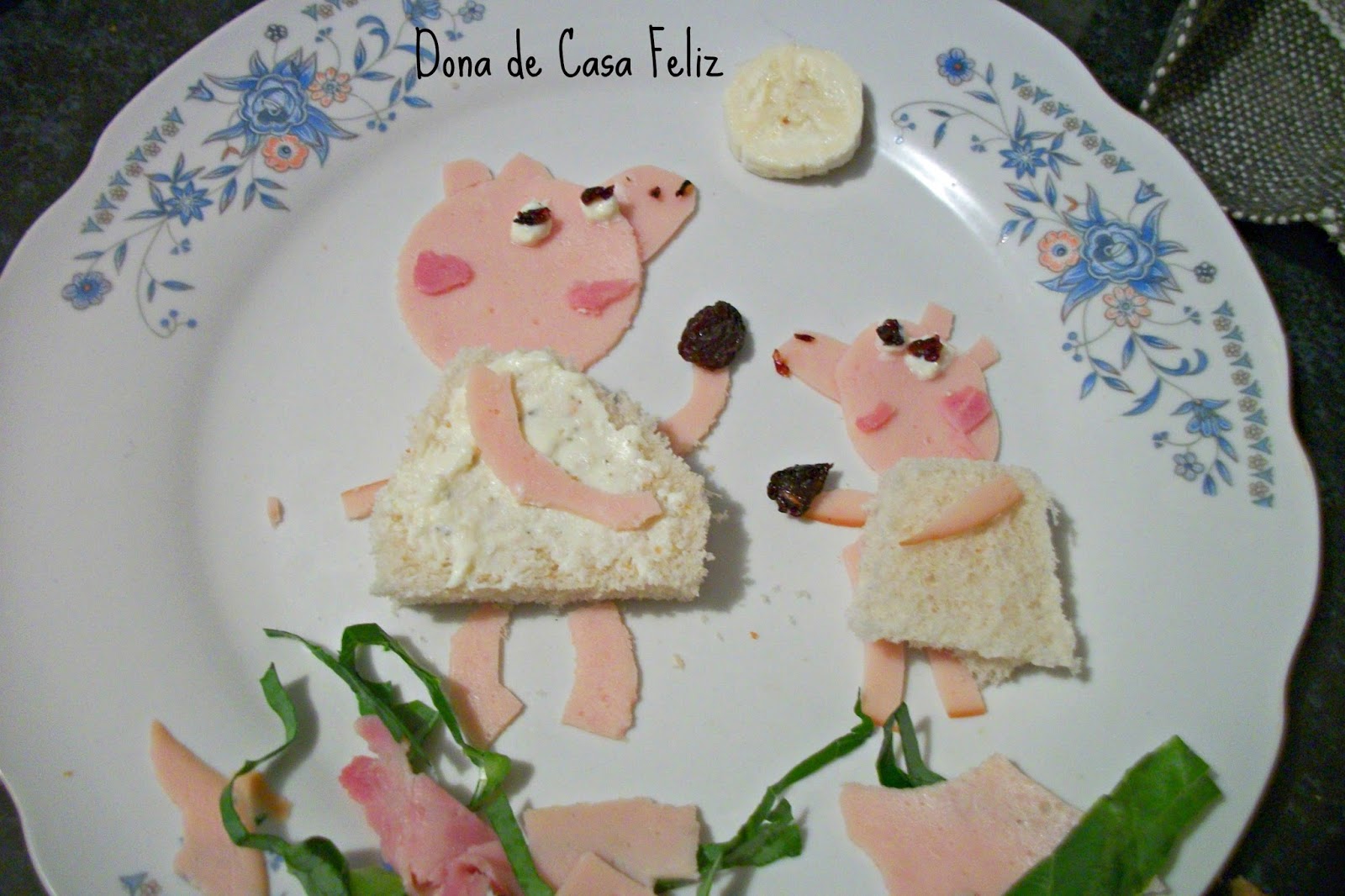 Dona de Casa Feliz: Comida Divertida: Peppa Pig em dose dupla