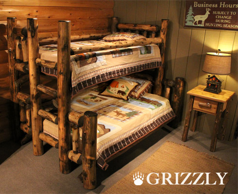 Rocky Top Log Furniture & Railing Blog: Get the Look: Kids' Camp Bedroom
