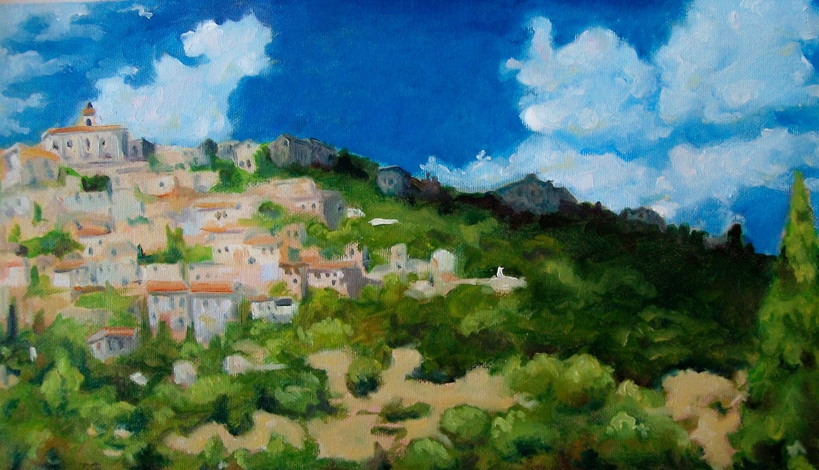 reddogstudio: Alla Prima Landscape in Oil