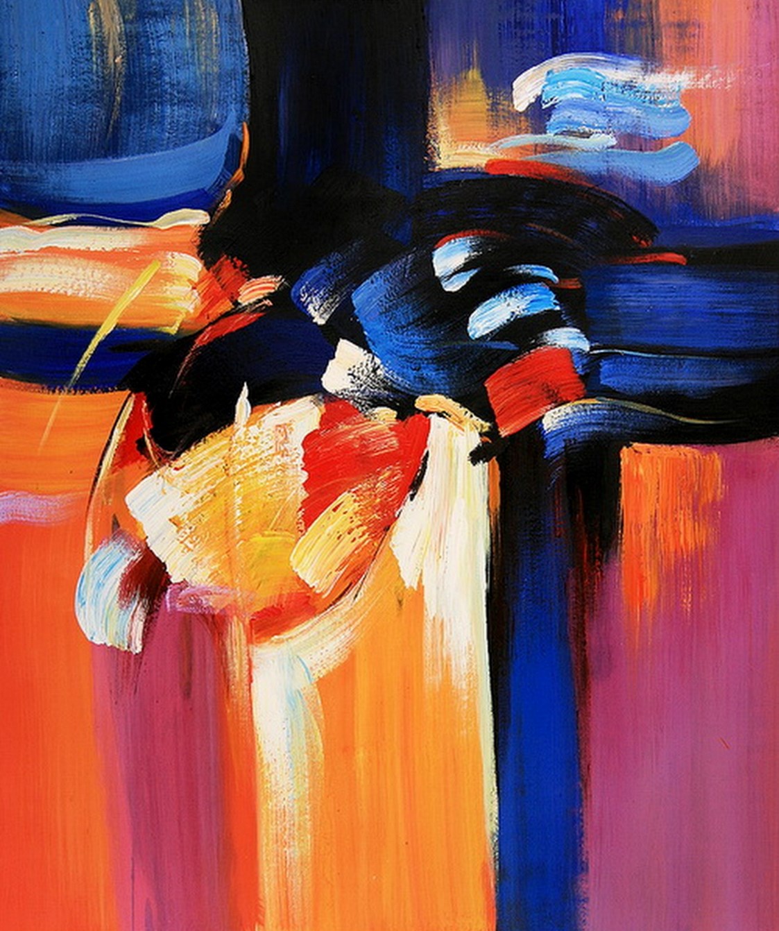 El arte es su máxima expresión : Cuadros Modernos Pintados con Espátula