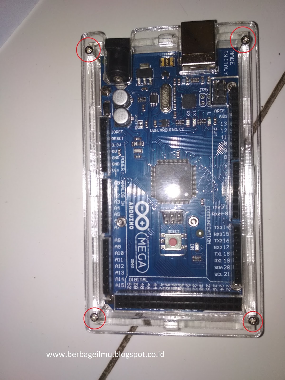 Cara Mudah Pasang Acrylic Case Arduino Mega Berbage Ilmu Tutorial Arduino Android Seo