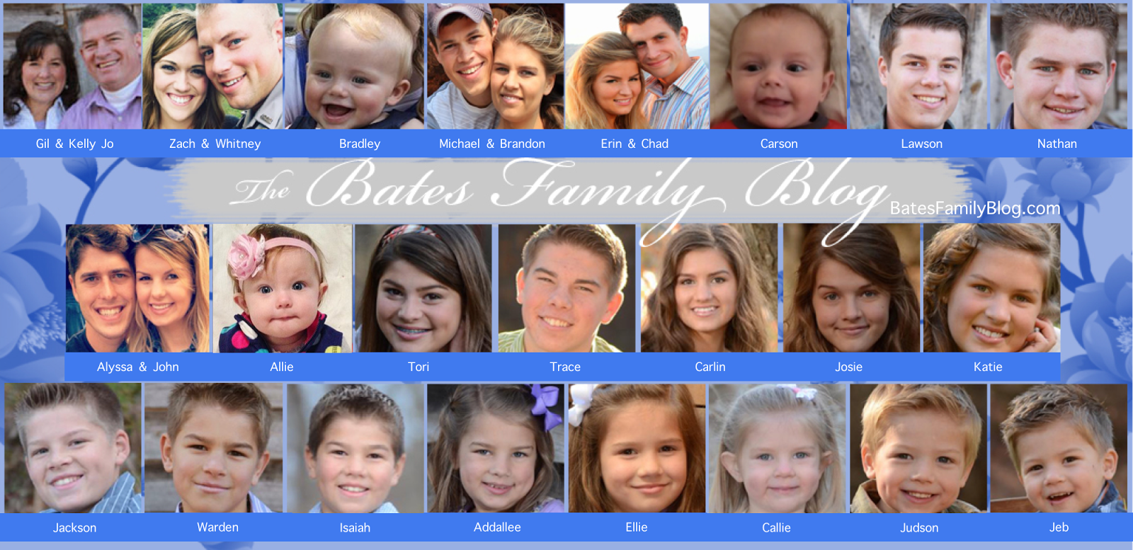Bates Family Blog: Bates Family Updates and Pictures Gil and Kelly ...