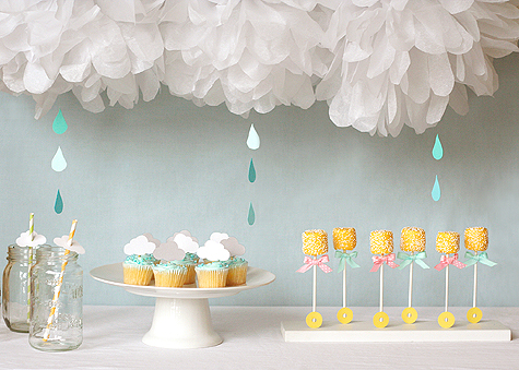 Baby Buzz!: Party Inspiration: Rain Shower Theme