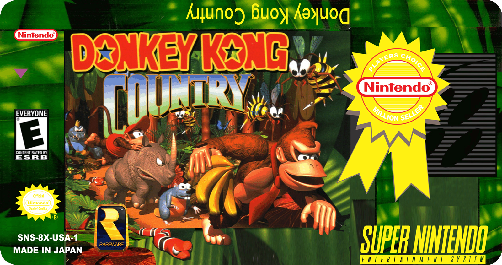 Gamer Labels: Donkey Kong Country