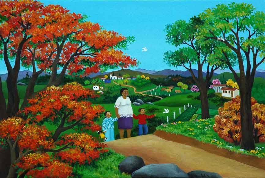 Sala da Lareira: Pintura Naif (Primitivismo)