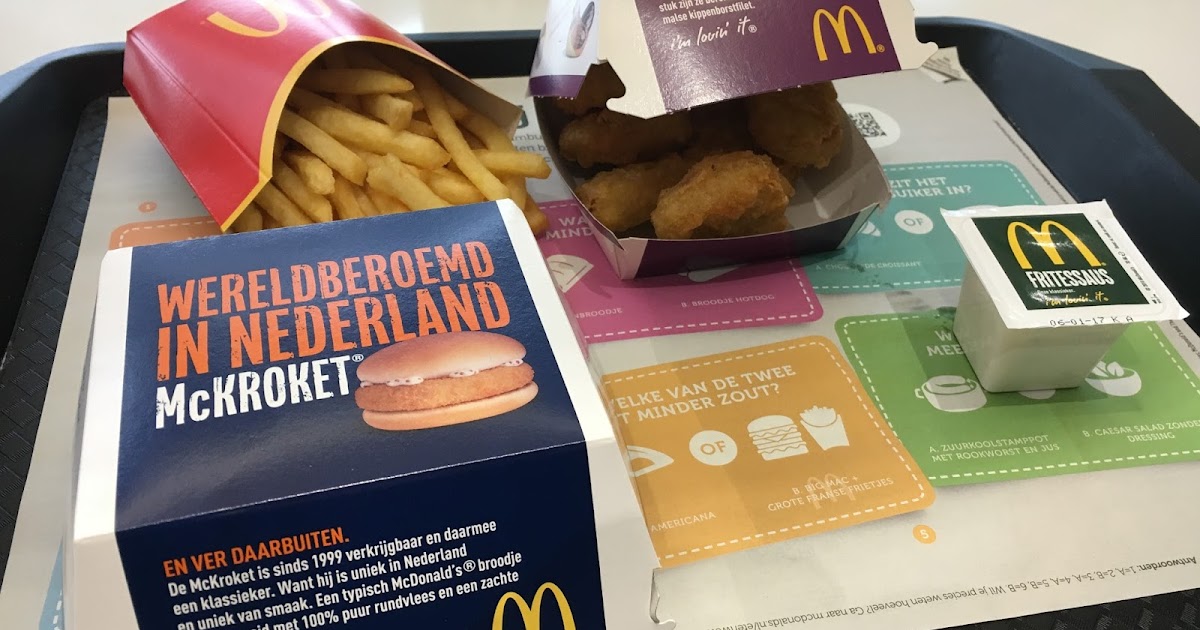 McKroket at McDonalds Fast Food - Netherlands - Travel is my favorite Sport