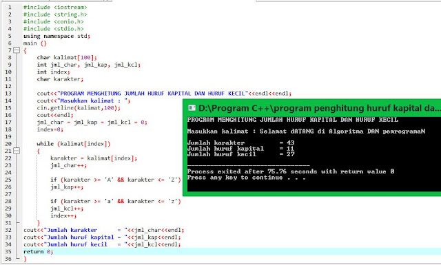 Contoh program manipulasi string pada pascal dan c++ - Blog for Learning