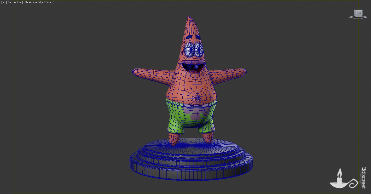 3discreet: Patrick Star