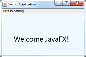 Kobol's Last Gleaming: JavaFX Swing Bridging