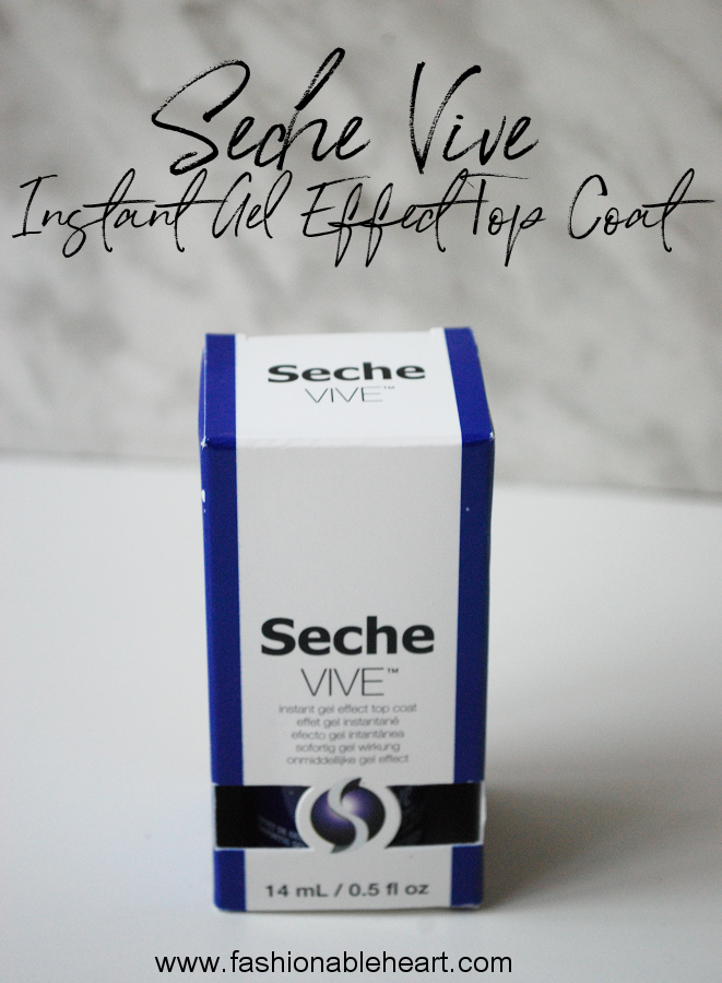 Fashionable Heart: Seche Vive Instant Gel Effect Top Coat