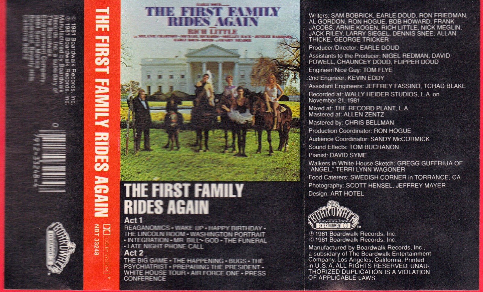 Vintage Stand-up Comedy: Rich Little - First Family Rides Again, The ...