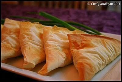 Gumbo Ya Ya: Vegetable Samosas with Mint Raita