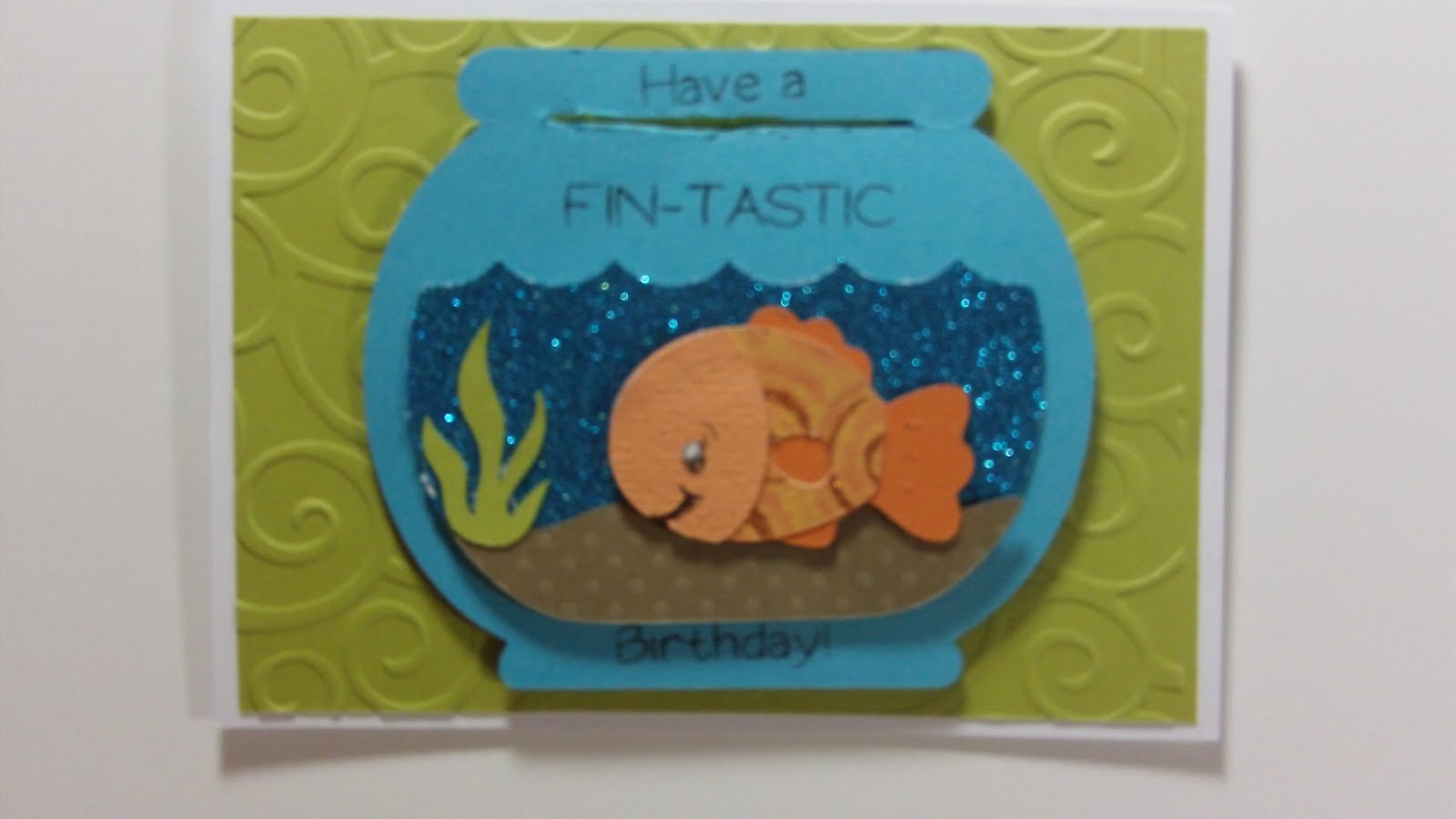 A FIN-tastic Birthday Card! - Outnumbered 3 to 1