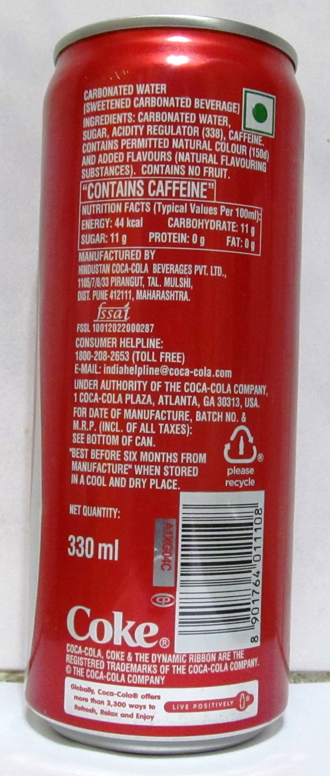 LATAS Y BOTELLAS COLECCIÓN: LATA COCA COLA 330 ML 145 Kcal ,ORIGEN ...