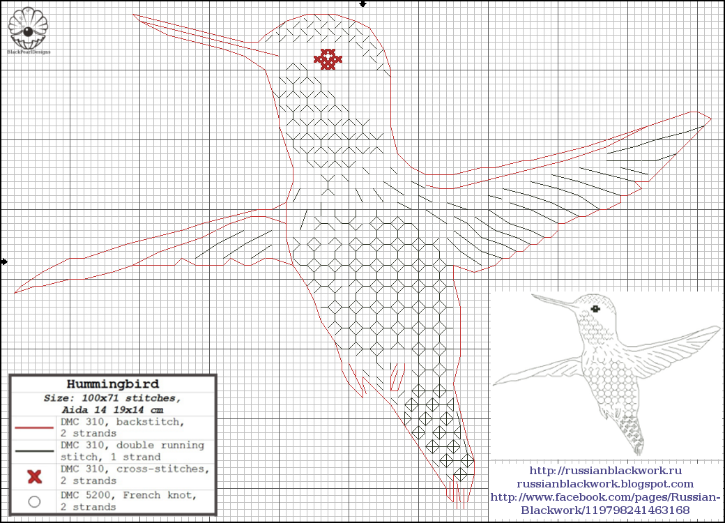 Russian Blackwork: Free Blackwork patterns