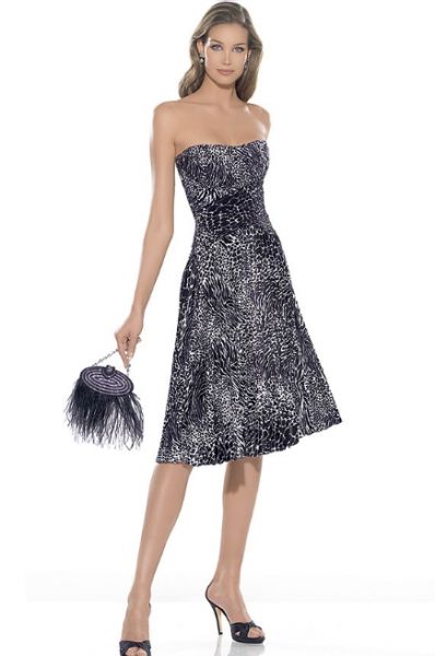 Coiffurete Dance: Robe de soirée grise courte