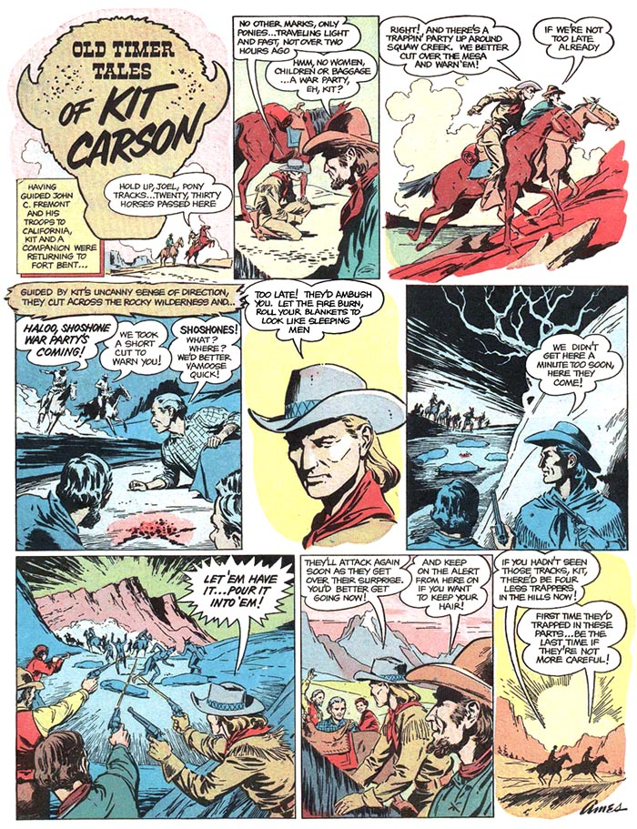 Professor H's Wayback Machine: KIT CARSON Tales, 1953