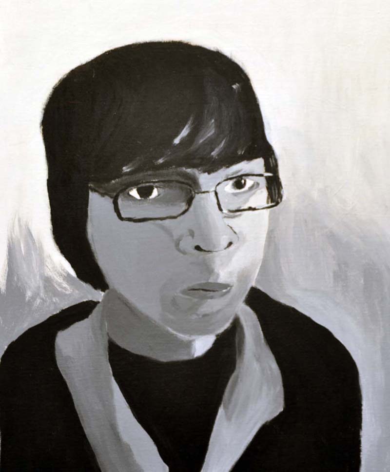 Student Art: Achromatic Portraits
