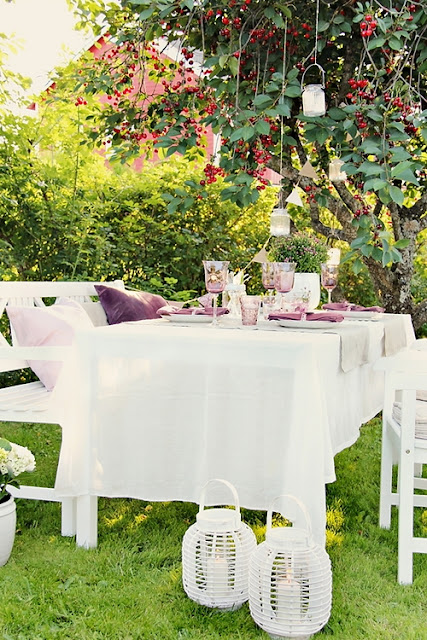 ATELIER RUE VERTE , le blog: Dresser une table avec du violet