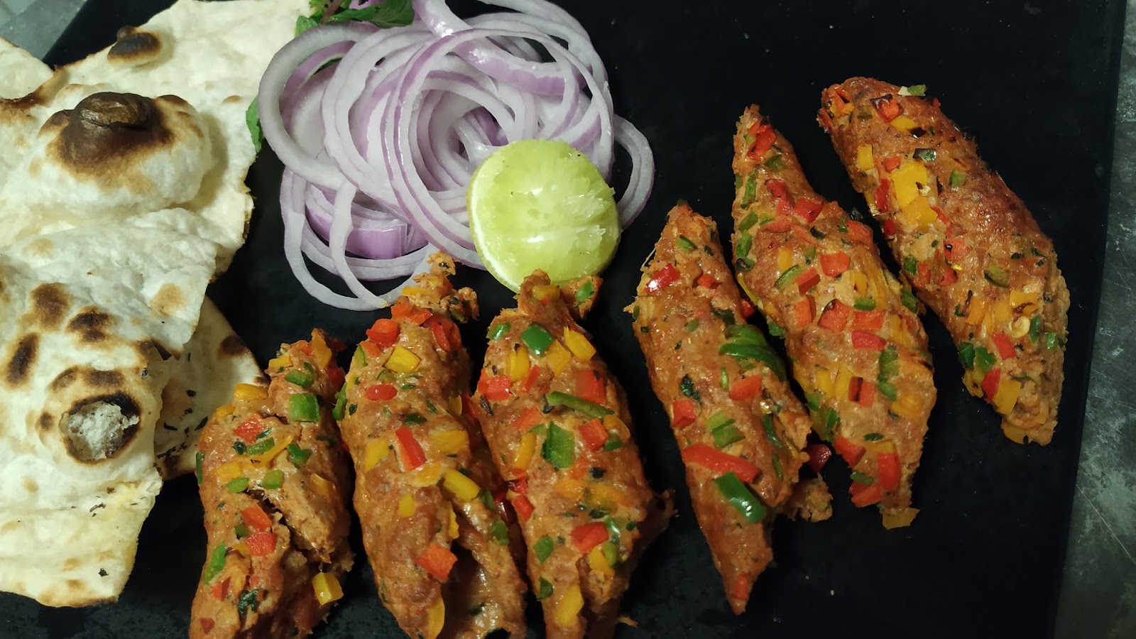 Best Lamb (Mutton) Gilafi Seekh Kebab recipe - hassanchef restaurant ...