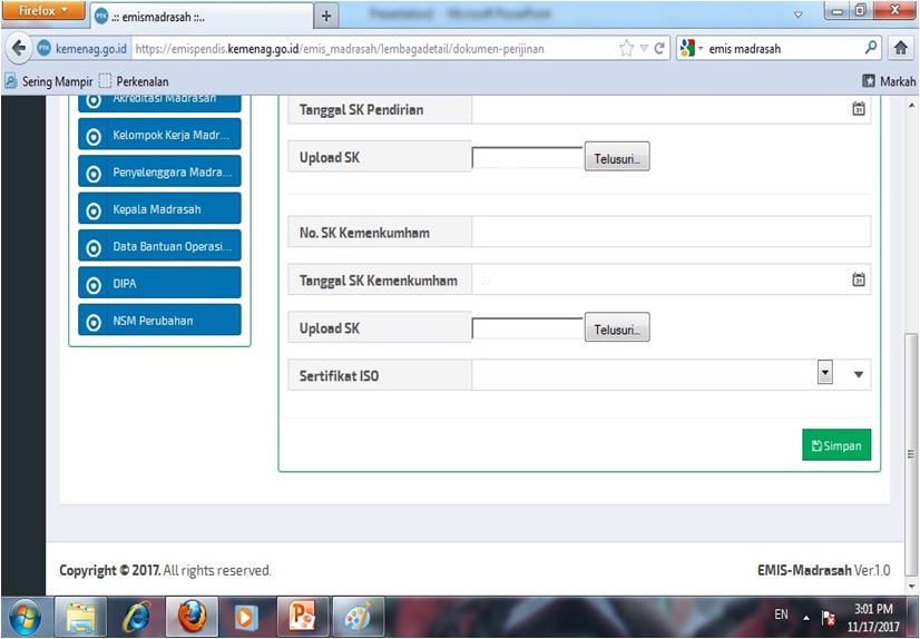 Langkah-langkah Pengisian Emis Lengkap Tahun 2018/2019 Disertai Dengan ...