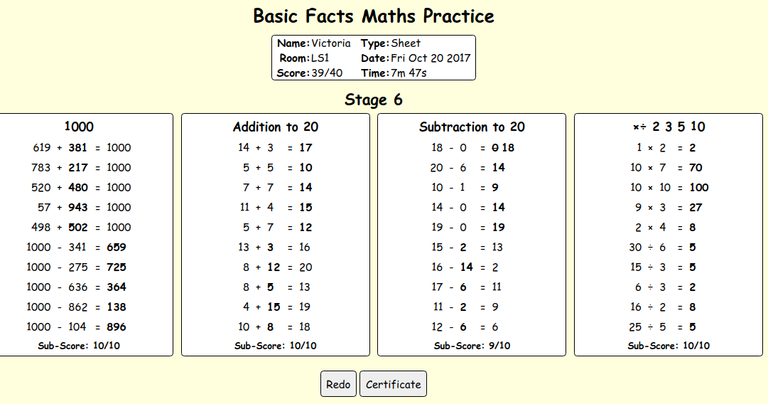 Victoria: Maths Prototec
