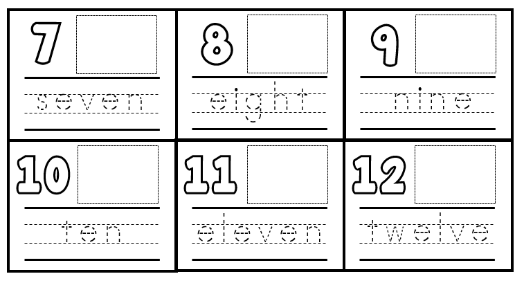 ASH THE TEACHER: Numbers Spelling Flipbook 1 & 2