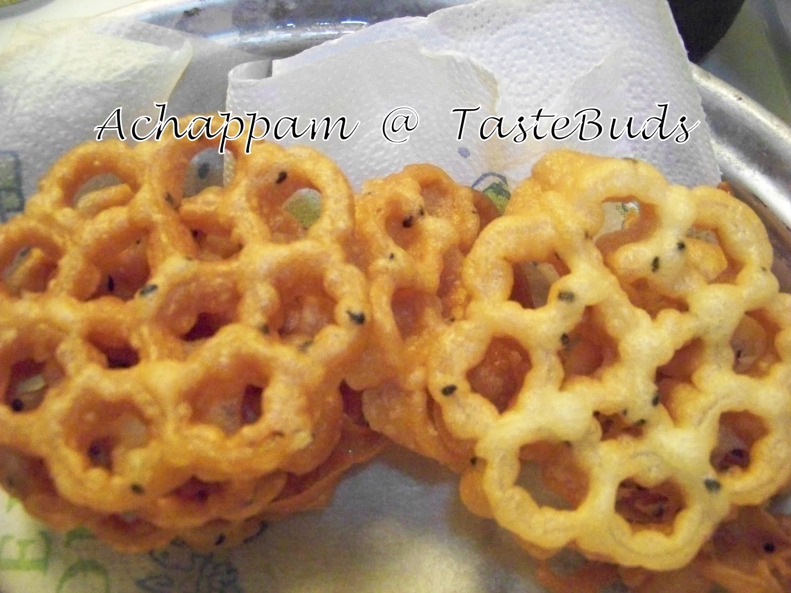 Taste Buds: Christmas Snacks - Achappam & Kuzhalappam