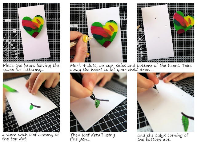 Teacher melted crayons card + FREE printable wrap | mamaisdreaming ...