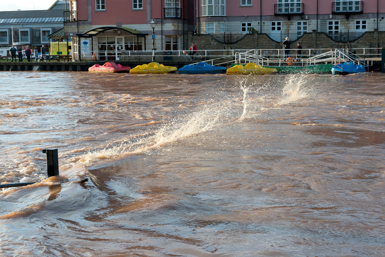 Actual Colour: River Exe Flooding