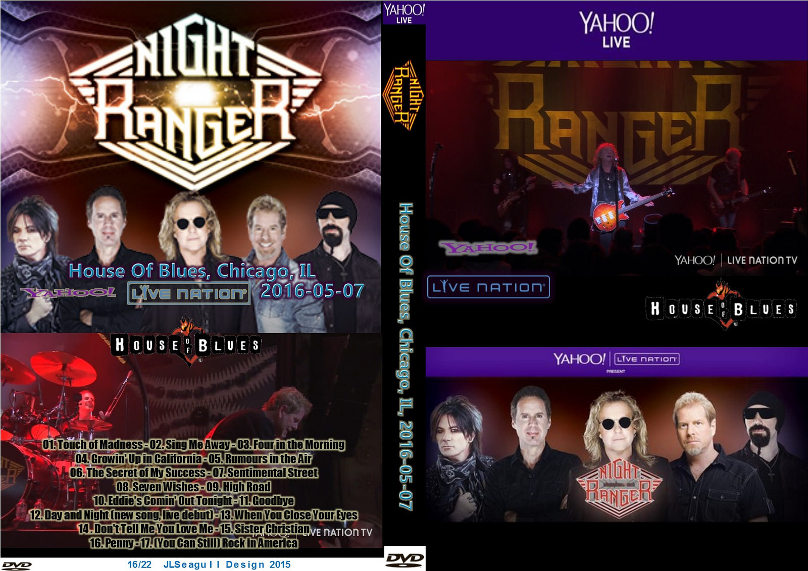 T.U.B.E.: Night Ranger - 2016-05-07 - Chicago, IL (DVDfull pro-shot)