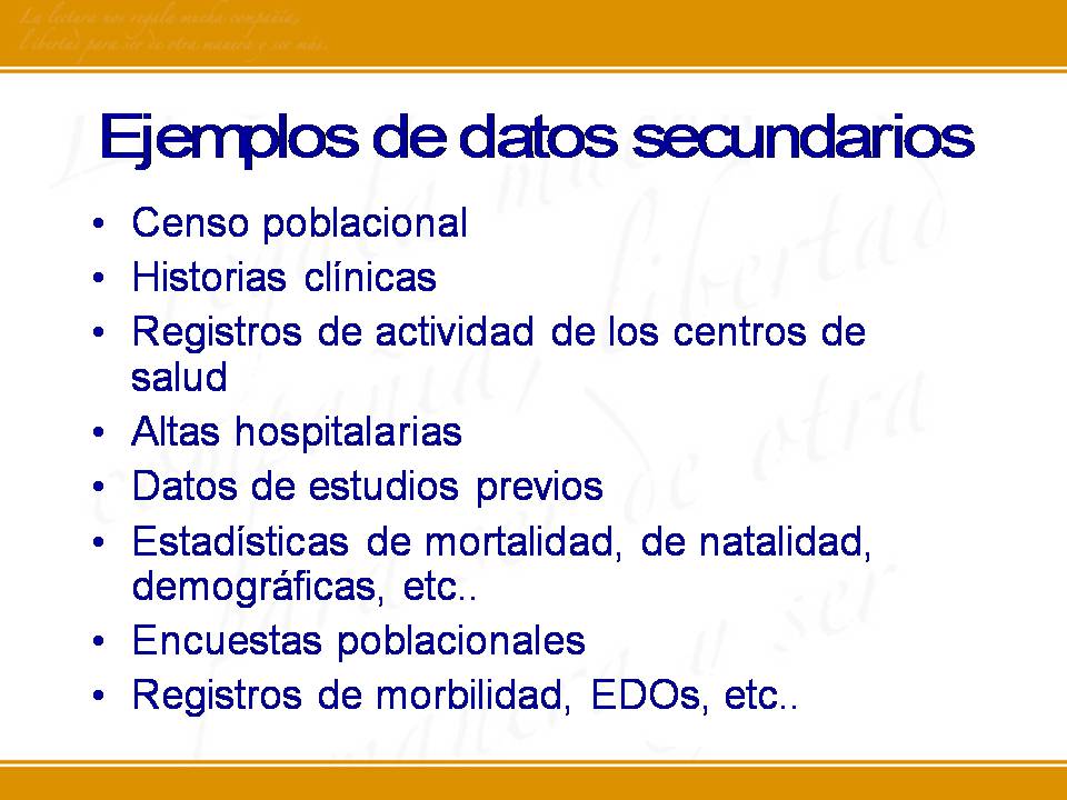 Recogida de datos en un estudio de investigación