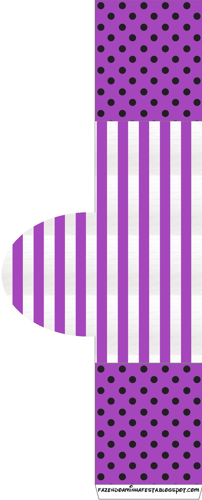 Black Polka Dots in Purple: Free Printable Candy Bar Labels. | Oh My ...