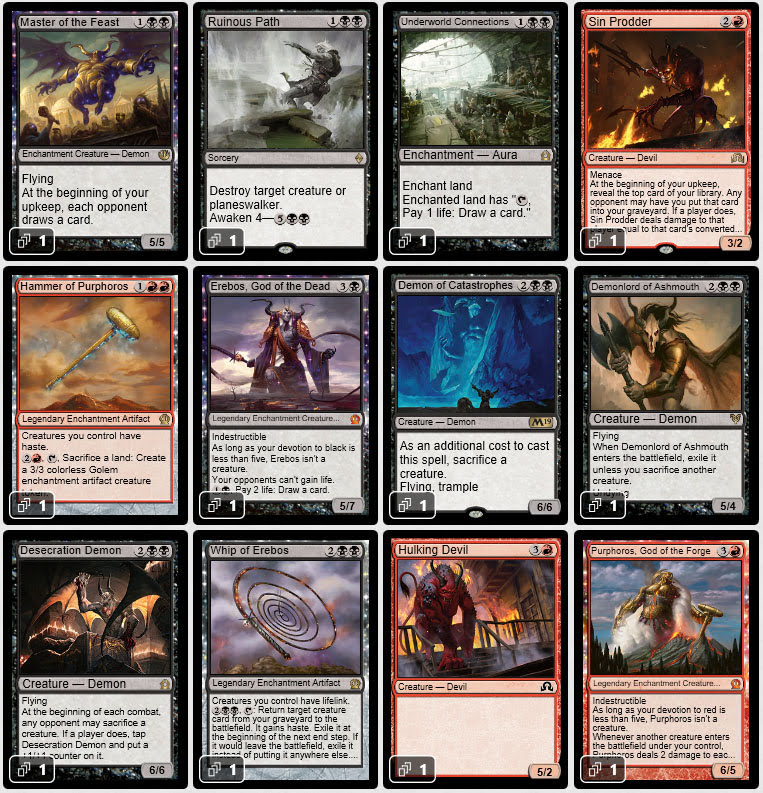 Magic the Gathering Adventures: Ravnica Allegiance Rakdos Commander Build