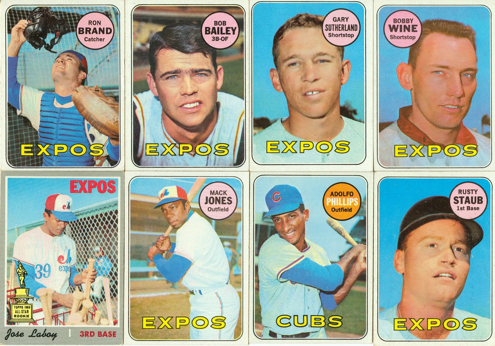 1969 Topps Baseball: The 1969 Expos