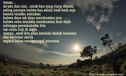 Puisi Sahabat Untuk Teman Lama - PUISINA