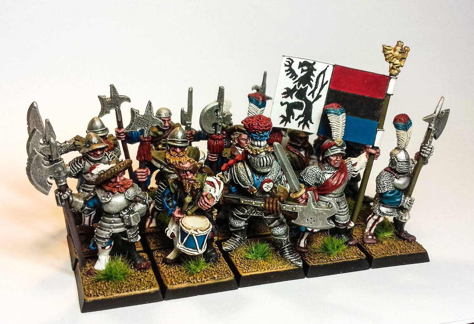 THE WORK OF SHAITAN: Warhammer Empire Border Princes Update - Halberdiers