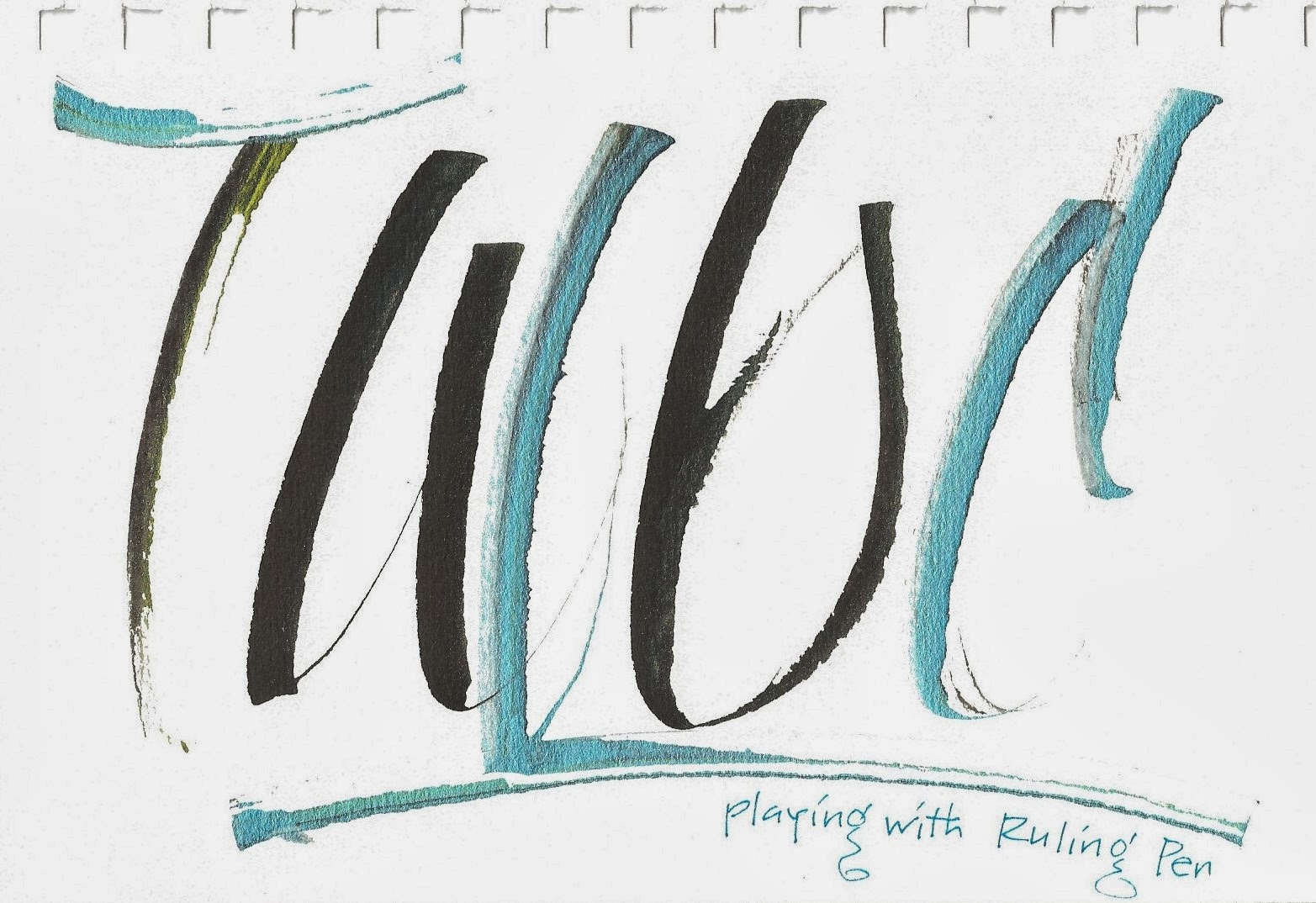 Kerrlligraphy: Lettering with a Cola Pen